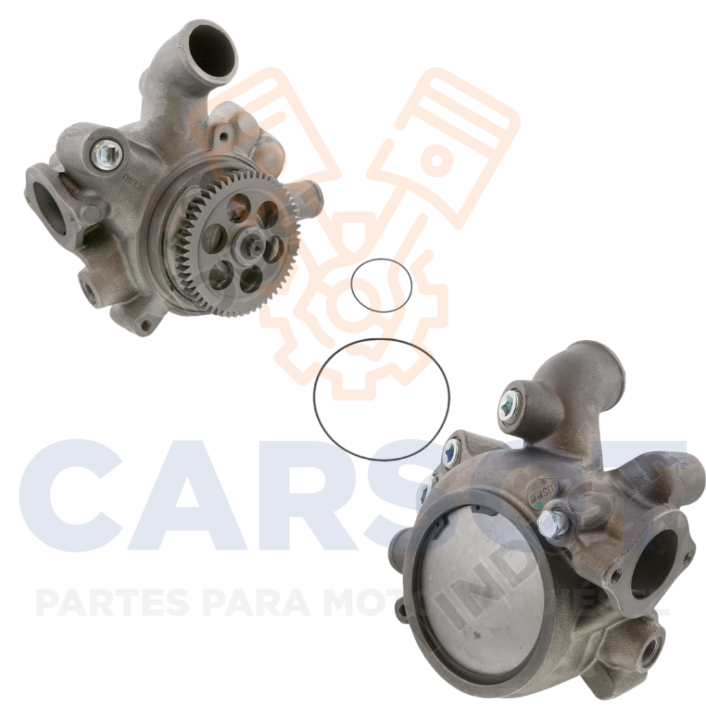 BOMBA AGUA 57 DIENTES S60 681814 ENTRADA HORIZONTAL - SUDIPARTS